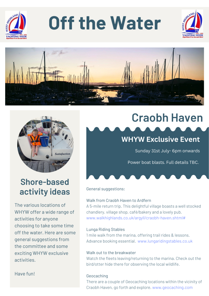 News – West Highland Yachting Week